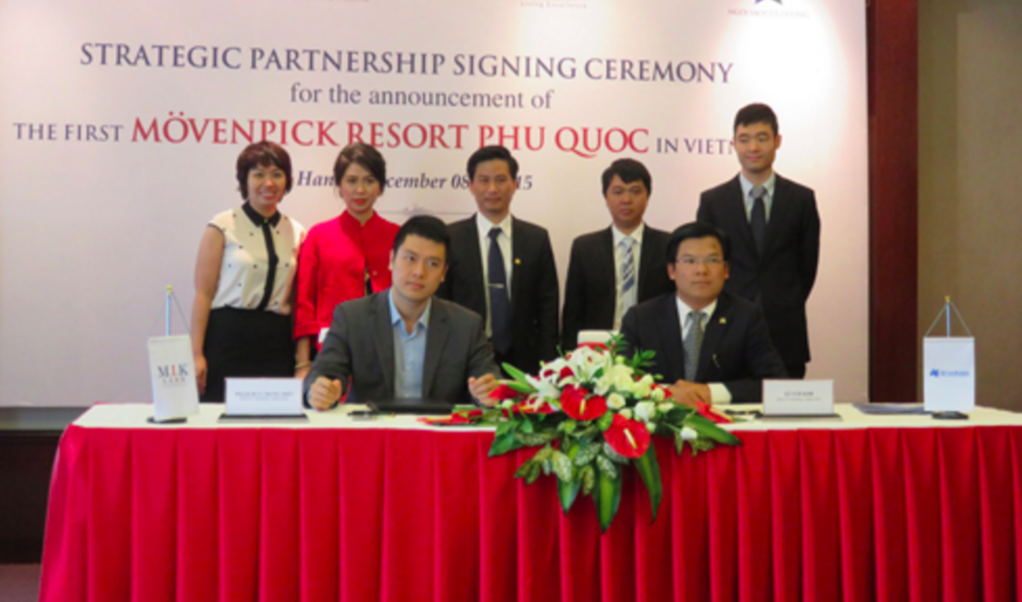 Signing an agreement of strategic cooperation in Phu Quoc Movenpick ...
