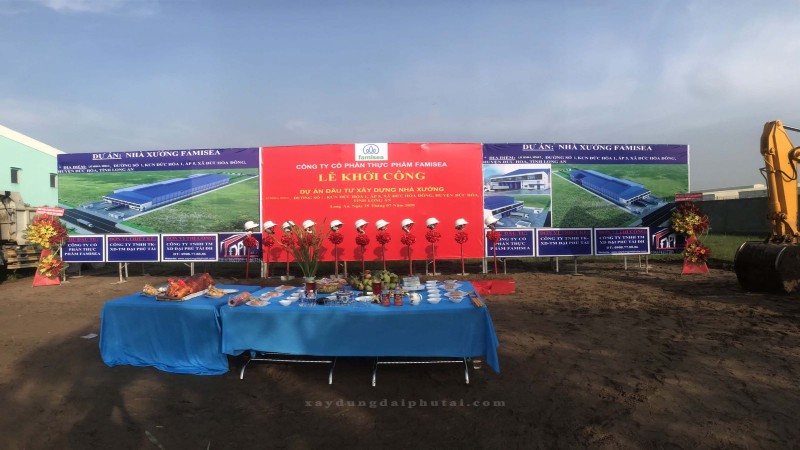 Lễ khởi công nhà xưởng Famisea - Giai đoạn 1 - Vietnam Construction