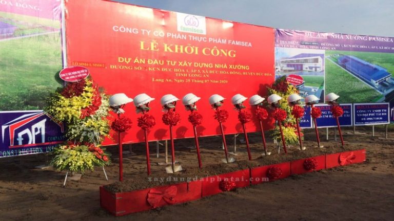 Lễ khởi công nhà xưởng Famisea - Giai đoạn 1 - Vietnam Construction