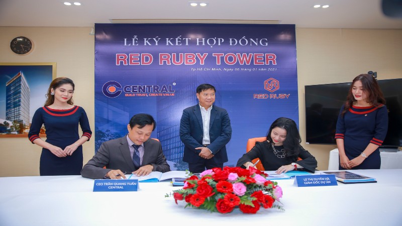 Lễ ký kết Hợp đồng Dự án RED RUBY TOWER