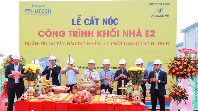 Viteccons cất nóc dự án trung tâm đào tạo nhân lực chất lượng cao ...