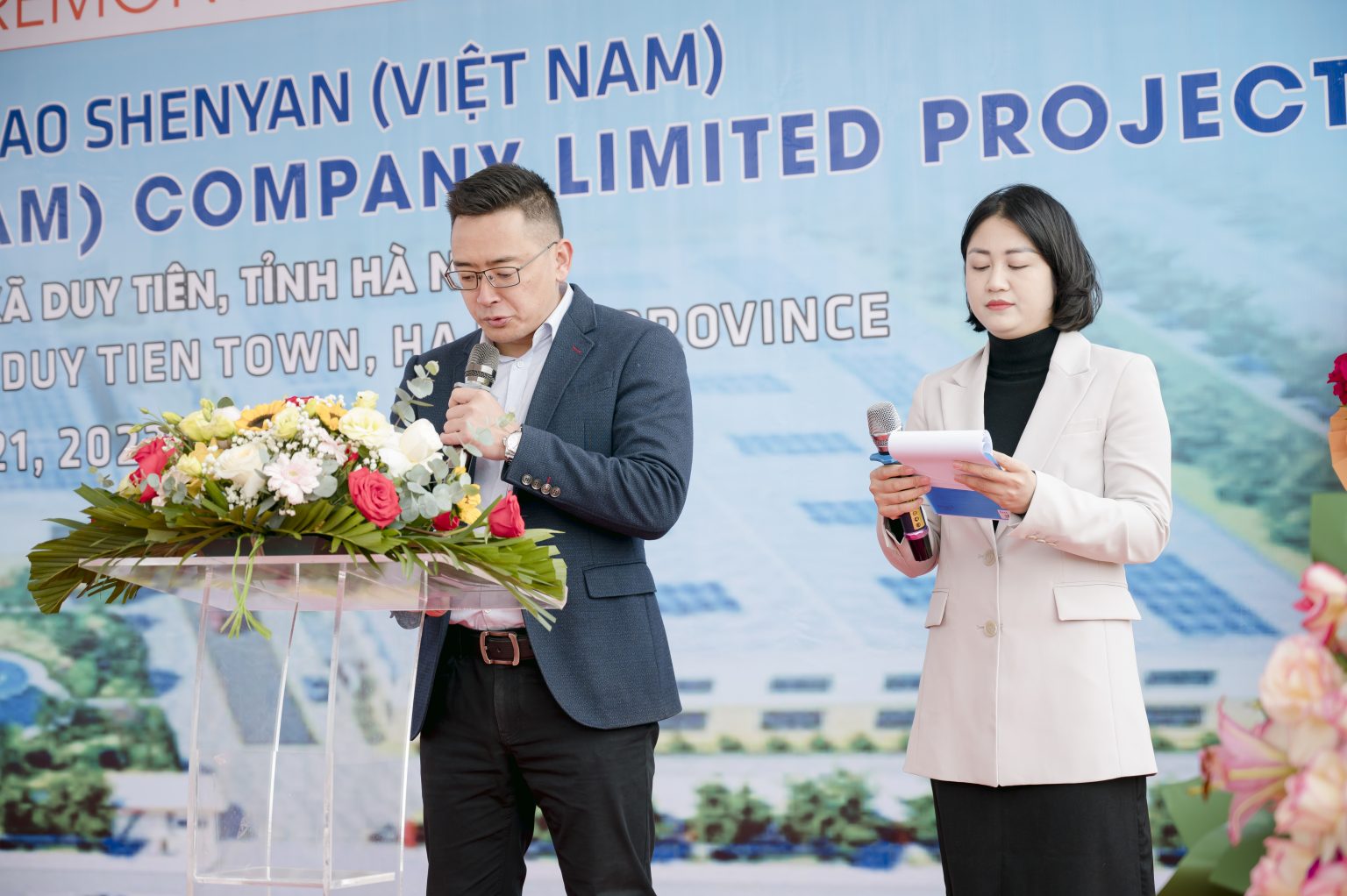 Lễ khởi công dự án nhà máy sản xuất Công ty TNHH Công Nghệ Cao SHENYAN (Việt Nam) - Vietnam ...